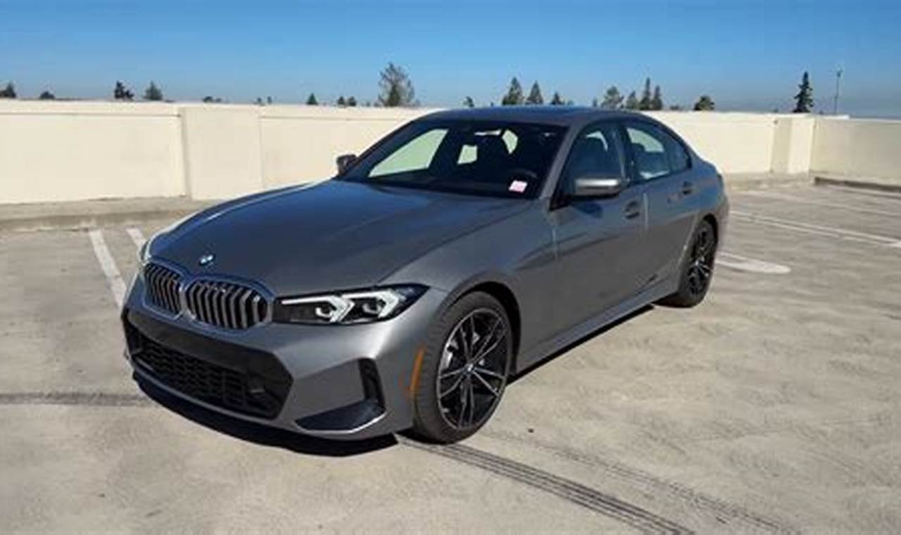 Experience Sophisticated Luxury In The 2023 BMW 3 Series Skyscraper Grey