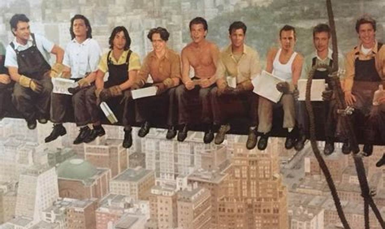 Hollywood's Take On The Iconic "Lunch Atop A Skyscraper"